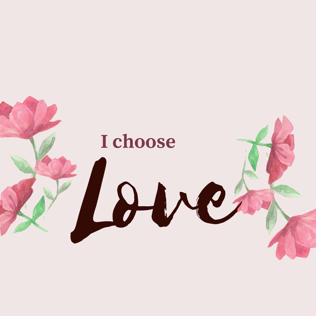 Affirmation for Love: I Choose Love - Tarot Flower
